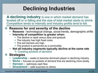 Ch6_ Business- Level Strategy and the Industry Environment_Updated (2 ...