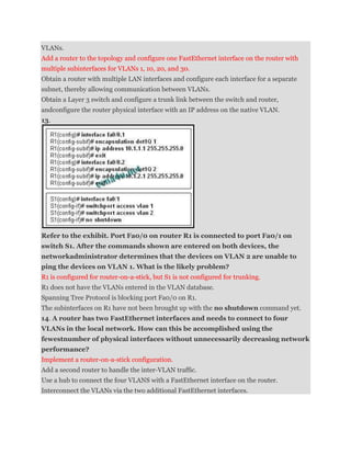 Ch6 ccna exploration 3 lan switching and wireless | PDF