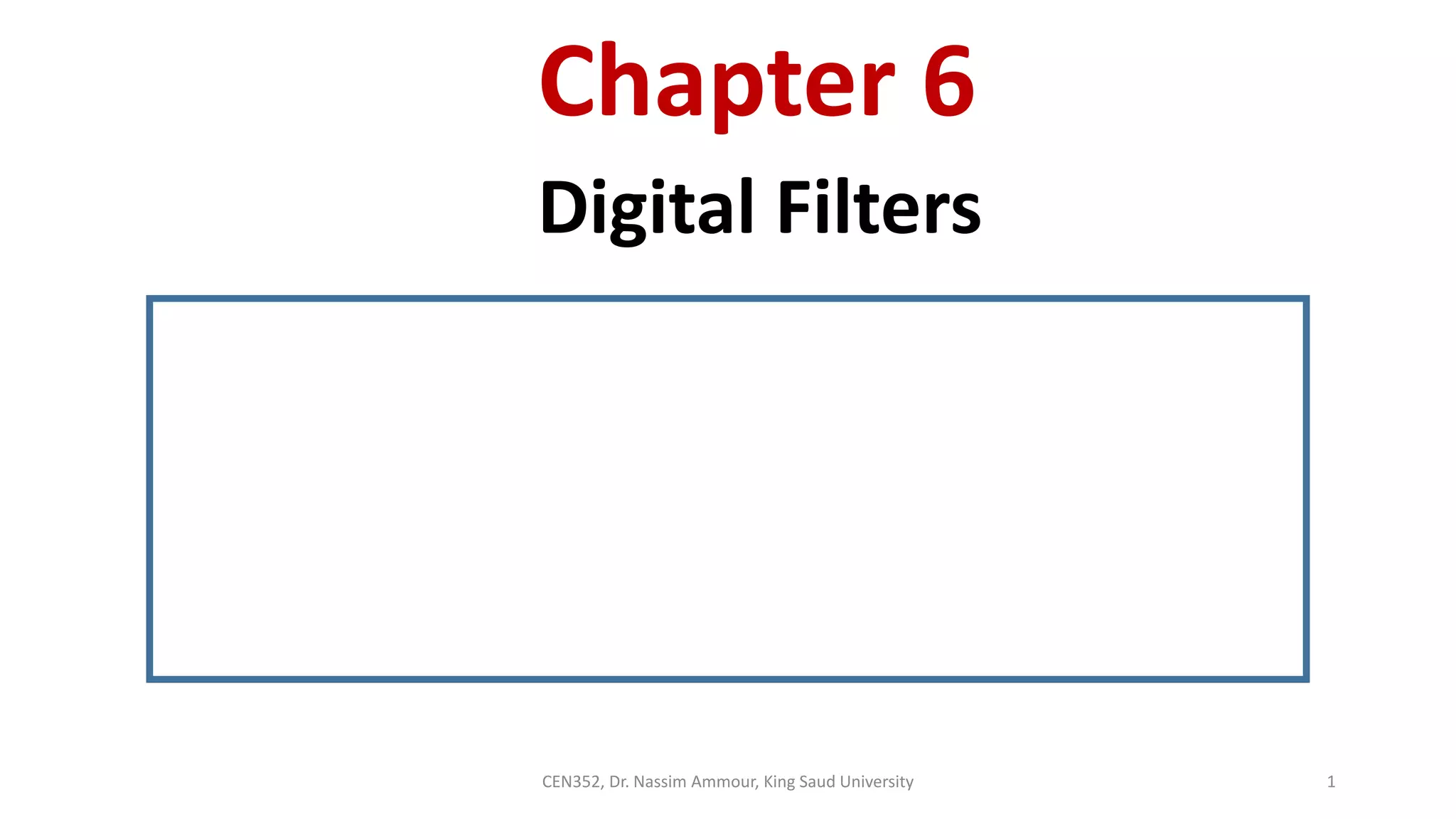 Ch6digitalfilterspptx 