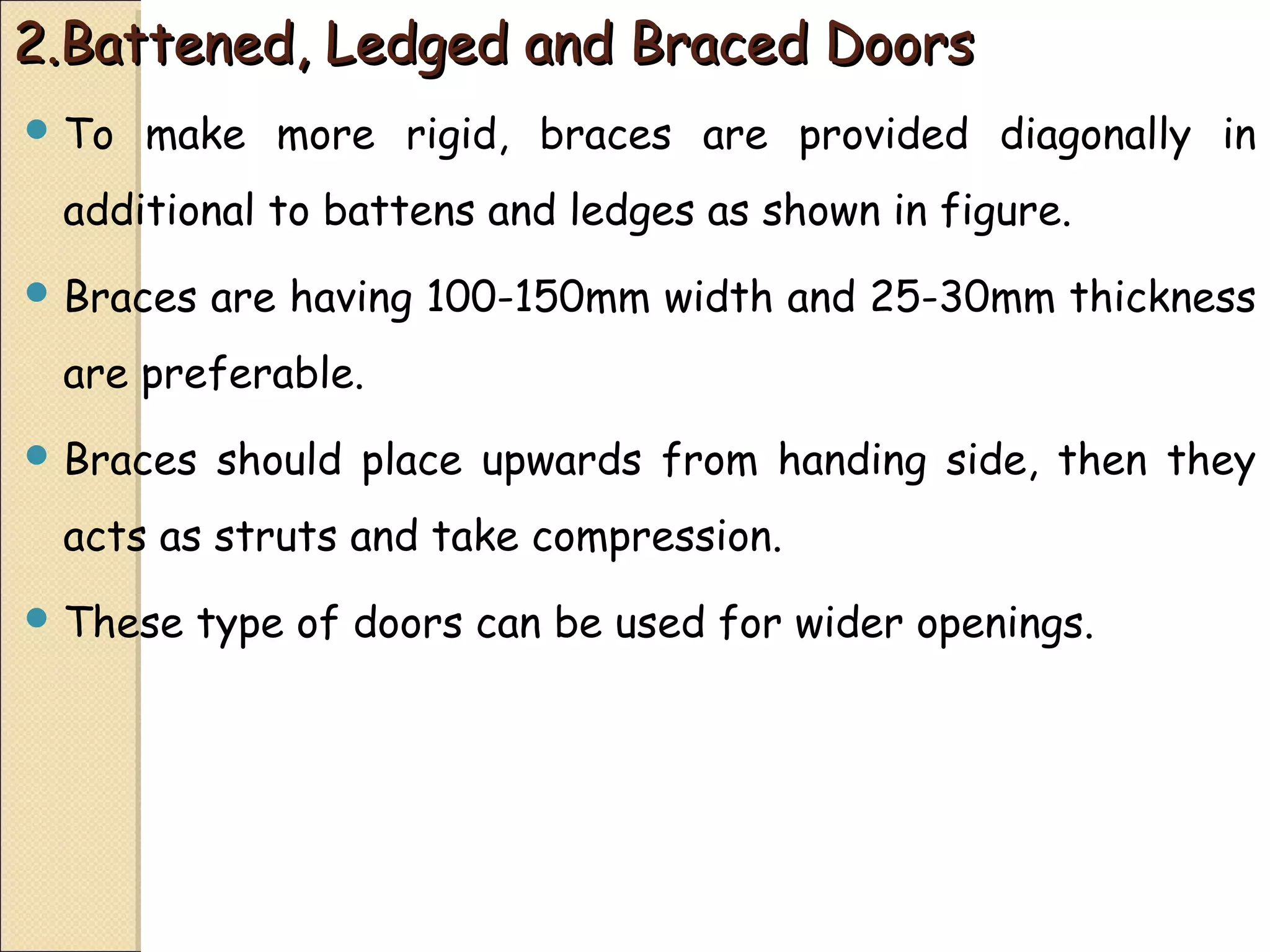 Doors,Windows & Ventilator in Building Construction | PPT