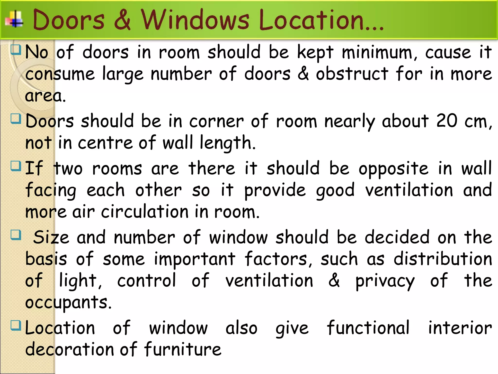 Doors,Windows & Ventilator in Building Construction | PPT