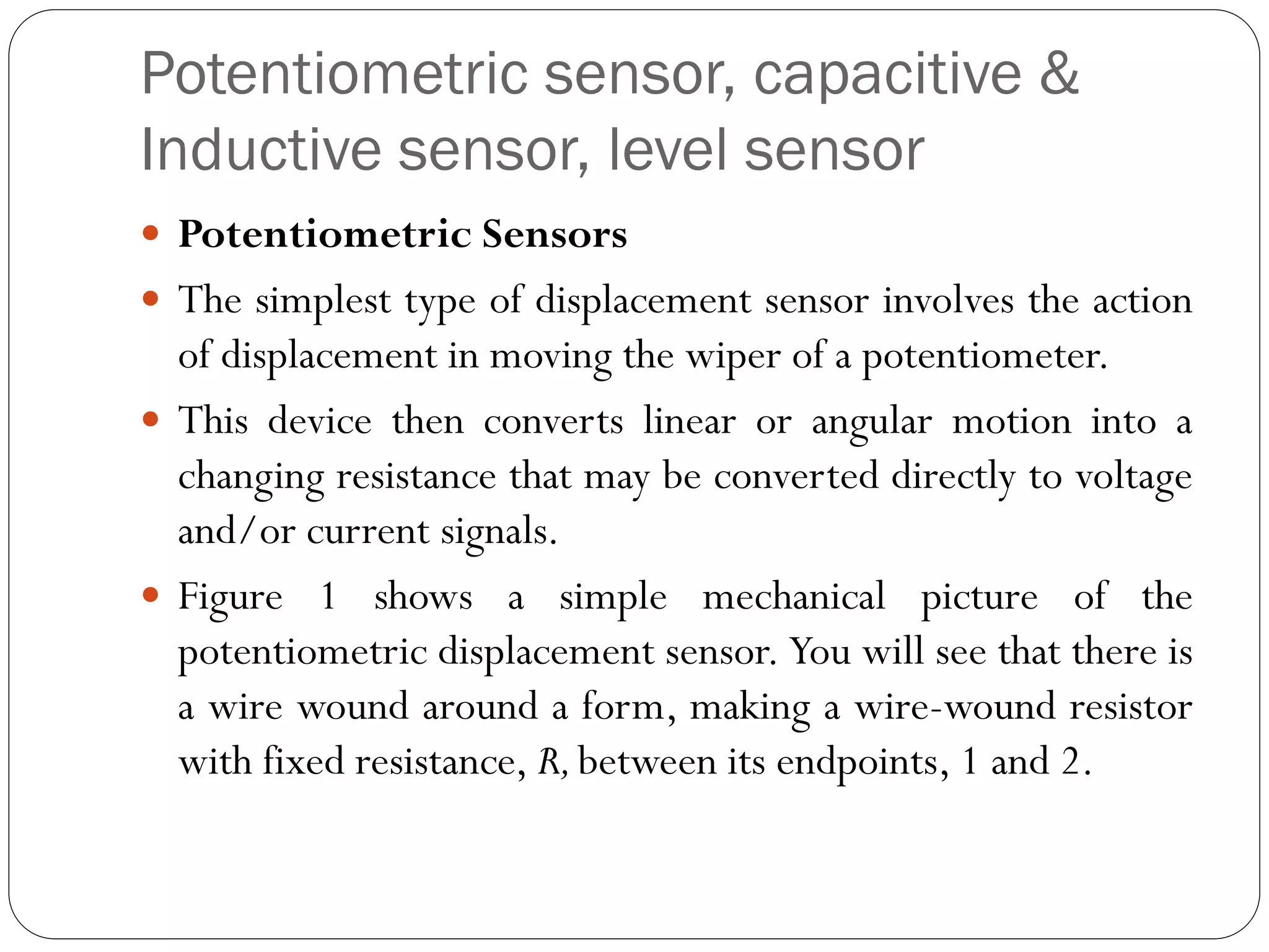 Mechanical Sensors | PDF