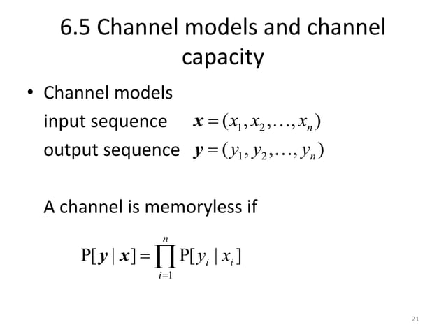 Ch6 information theory | PPT
