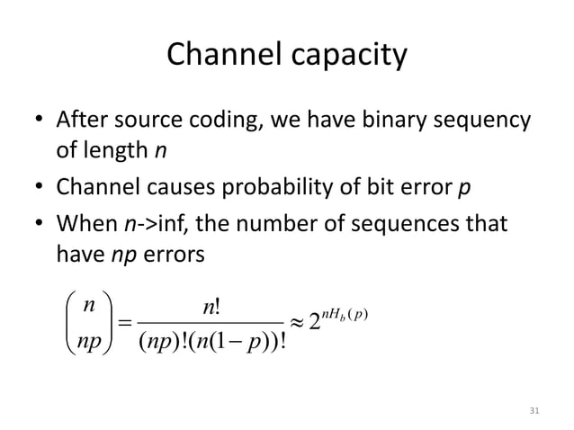 Ch6 information theory | PPT