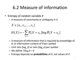Ch6 information theory | PPTX