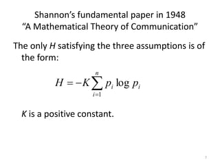Ch6 information theory | PPTX