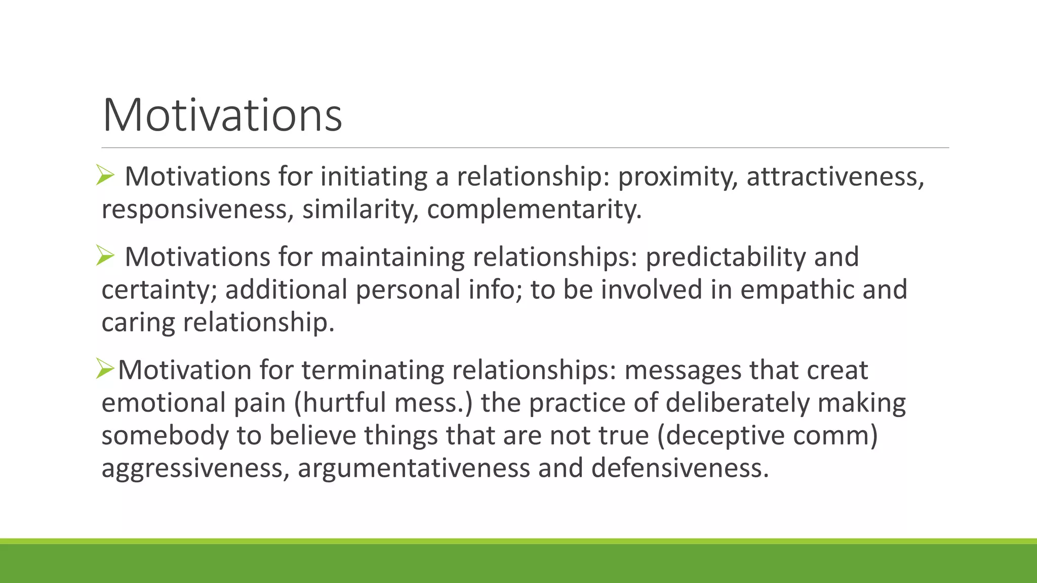 Ch6 interpersonal communication power point | PPTX | Dating | Family ...