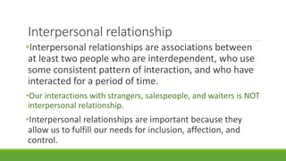 Ch6 interpersonal communication power point | PPTX | Dating | Family ...