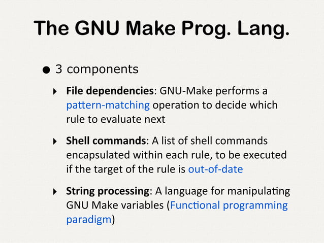 Introduction to GNU Make Programming Language | PDF | Programming Languages | Computing