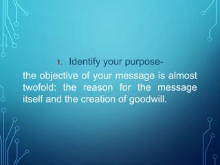 Ch 6, planning business messages | PPTX