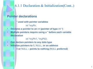 Ch6 pointers (latest) | PPT