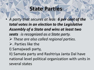 Ch 6 Political Parties for class 10 social.ppt