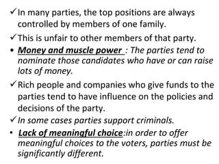 Ch 6 Political Parties for class 10 social.ppt
