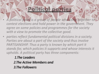 ch6 Political party.pptx................ | PPTX