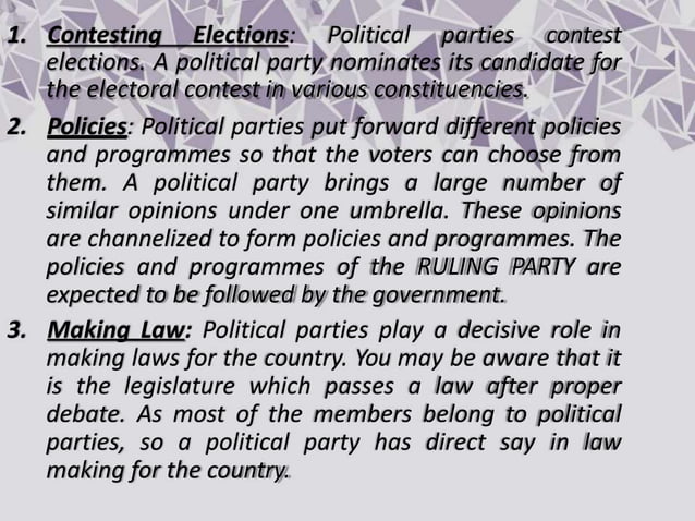 ch6 Political party.pptx................ | PPT