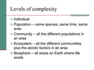 Ch 6 Population and Community Ecology.ppt