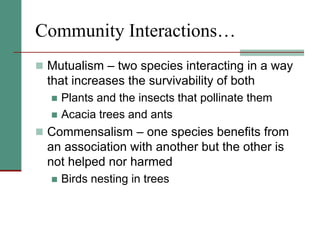 Ch 6 Population and Community Ecology.ppt