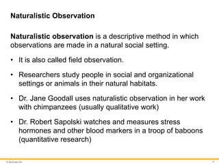 Ch6 ppt methods of observation | PPT