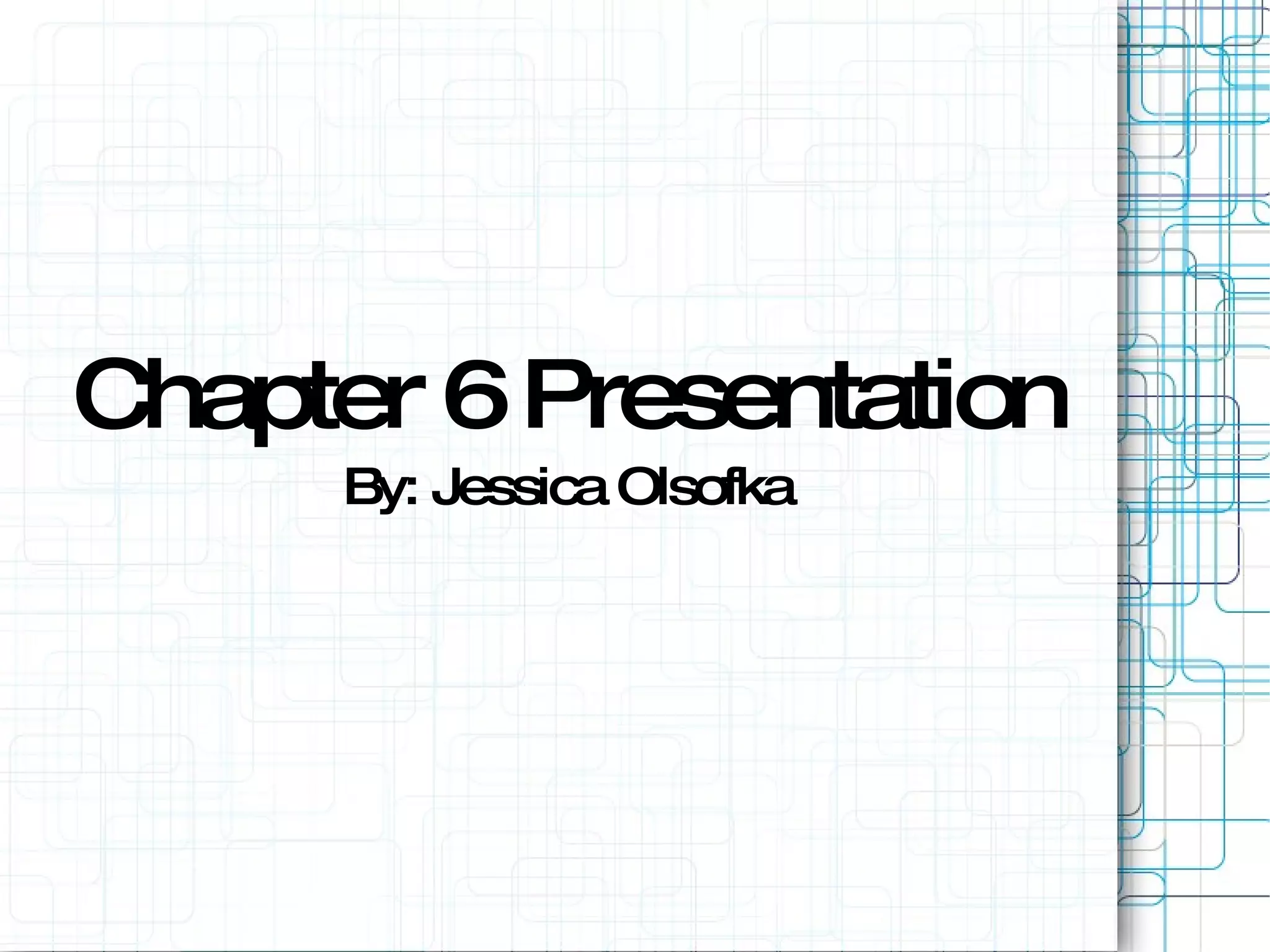 Ch 6 presentation | PPT