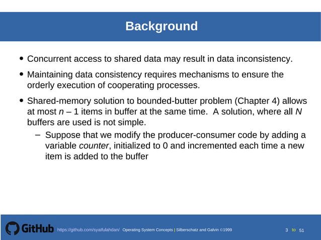 Operating System Ch6 Process Synchronization Ppt