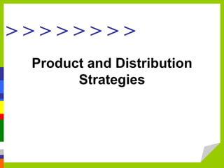 Ch 6 product and distribution strategies | PPT