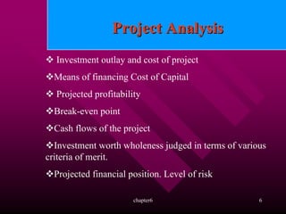 Ch6project analysis | PDF