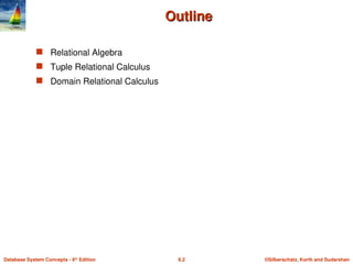 RELATIONAL ALGEBRA IN DATABASE MANAGEMENT SYSTEM | PPT