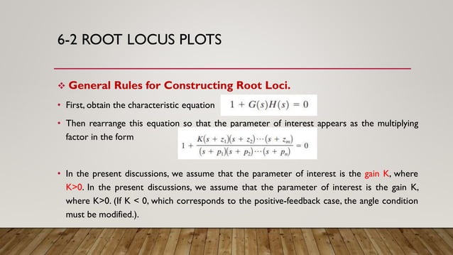 Ch6 root locus method | PDF