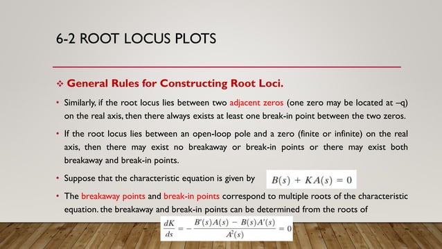 Ch6 root locus method | PDF