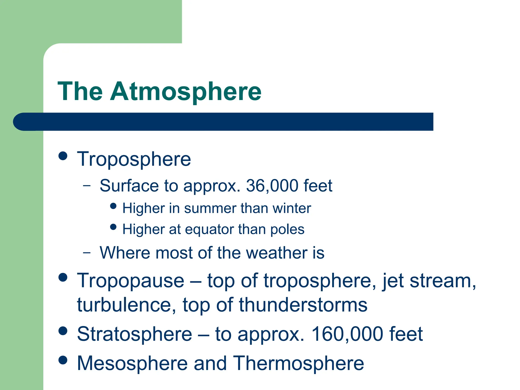 The Aviation Weather Meteorology for Pilots | PPT