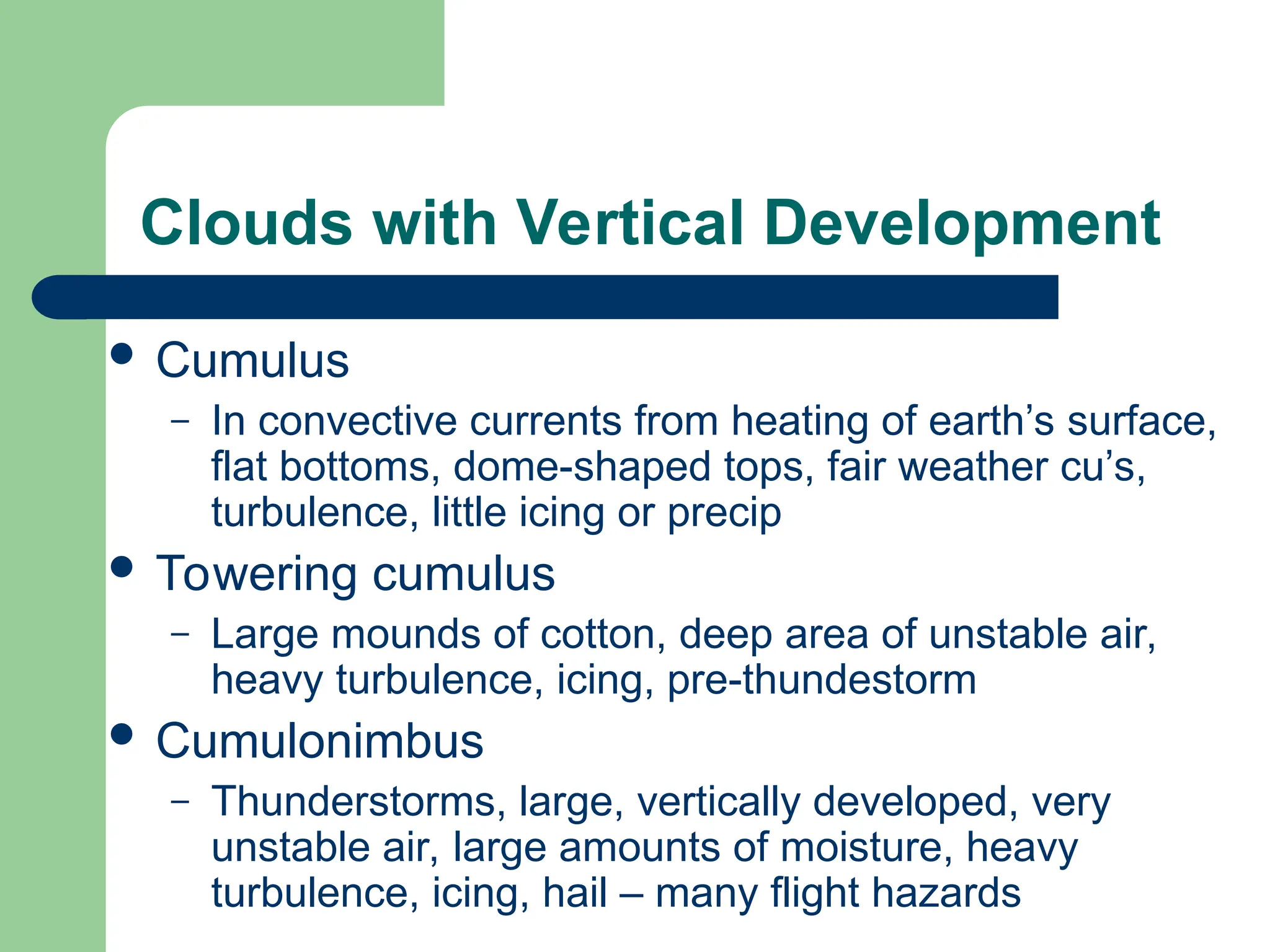 The Aviation Weather Meteorology for Pilots | PPT