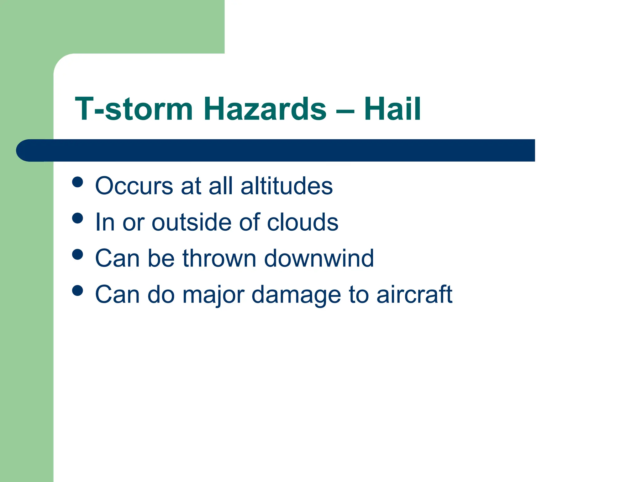 The Aviation Weather Meteorology for Pilots | PPT