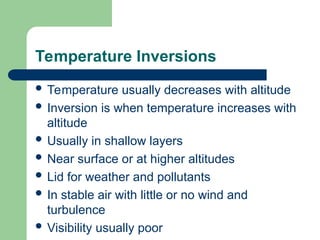 The Aviation Weather Meteorology for Pilots | PPT