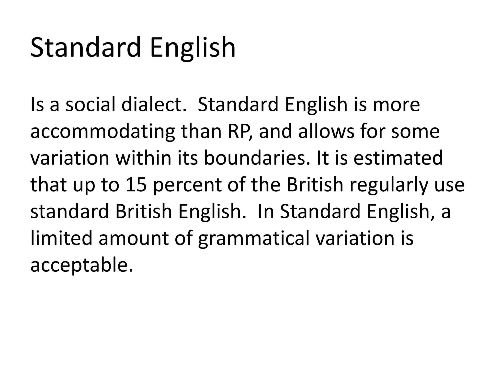 social variation ( dialects and accents) | PPTX