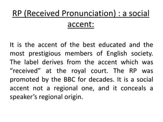 social variation ( dialects and accents) | PPTX
