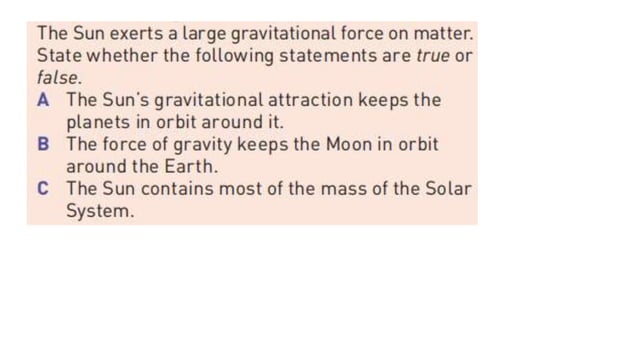 Chapter 6 IGCSE Physics slides on the topic of space physics | PPTX ...
