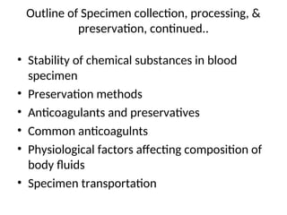 Ch 6 Specimen collection, handling, and processing 3.ppt