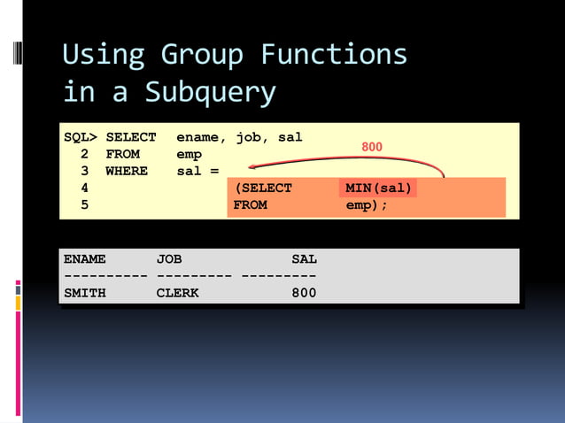 Ch 6 Sub Query.pptx | Free Download