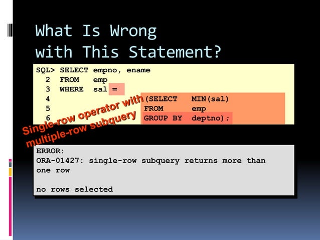 Ch 6 Sub Query.pptx | Free Download