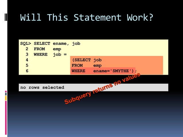 Ch 6 Sub Query.pptx | Free Download