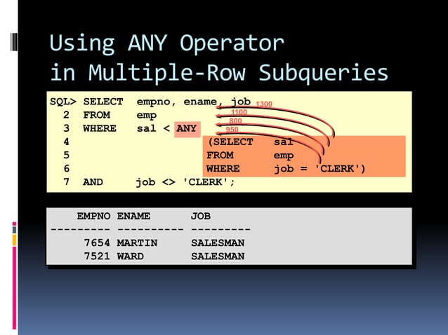 Ch 6 Sub Query.pptx | Free Download