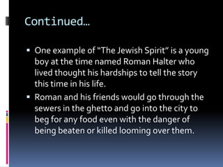 Ch 6 the jewish spirit | PPTX