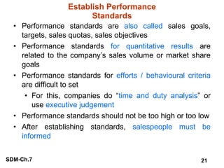 Ch7: Controlling the Salesforce | PPT