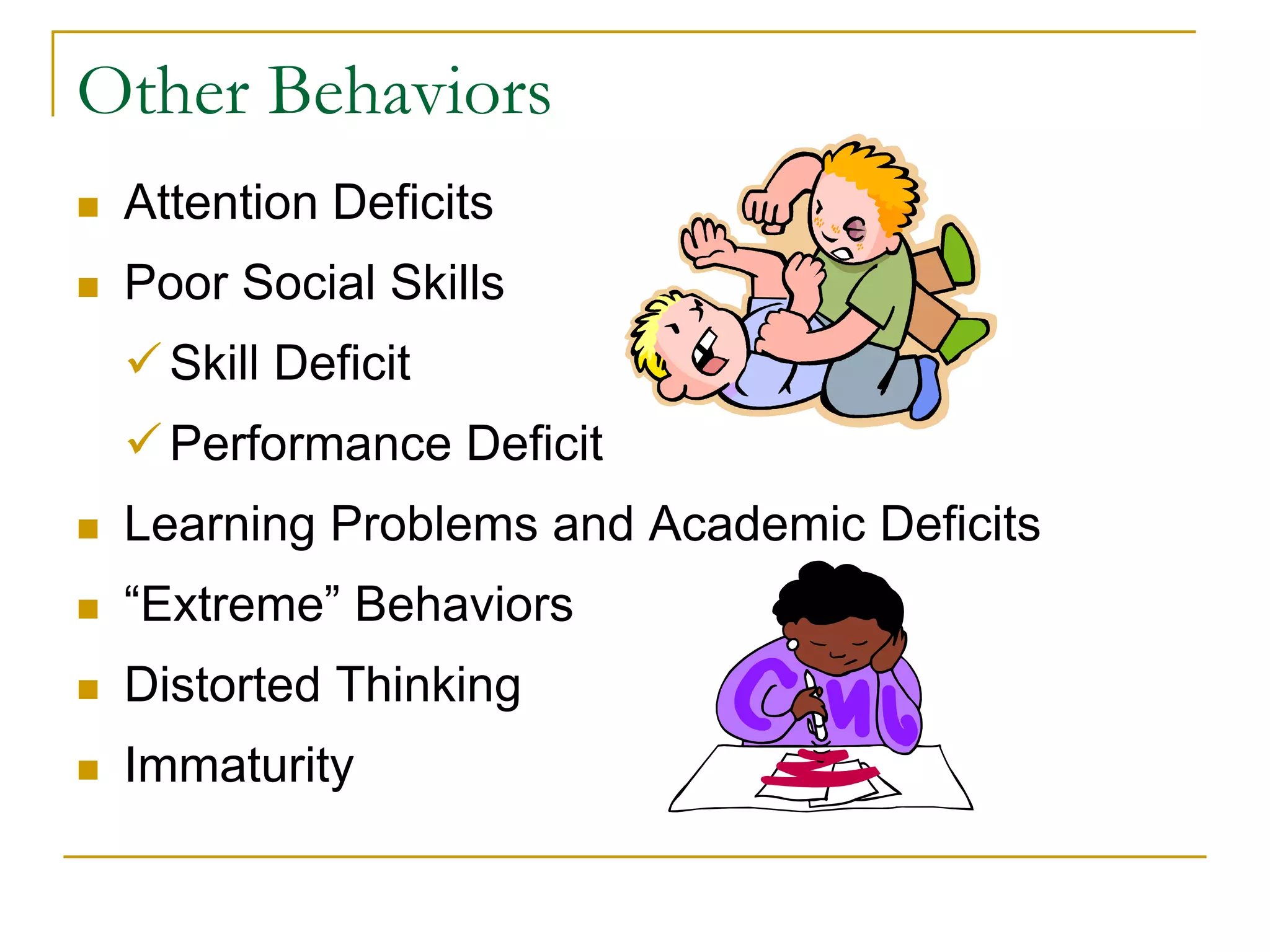 Chapter 7: Emotional Behavioral Disorders | PPTX
