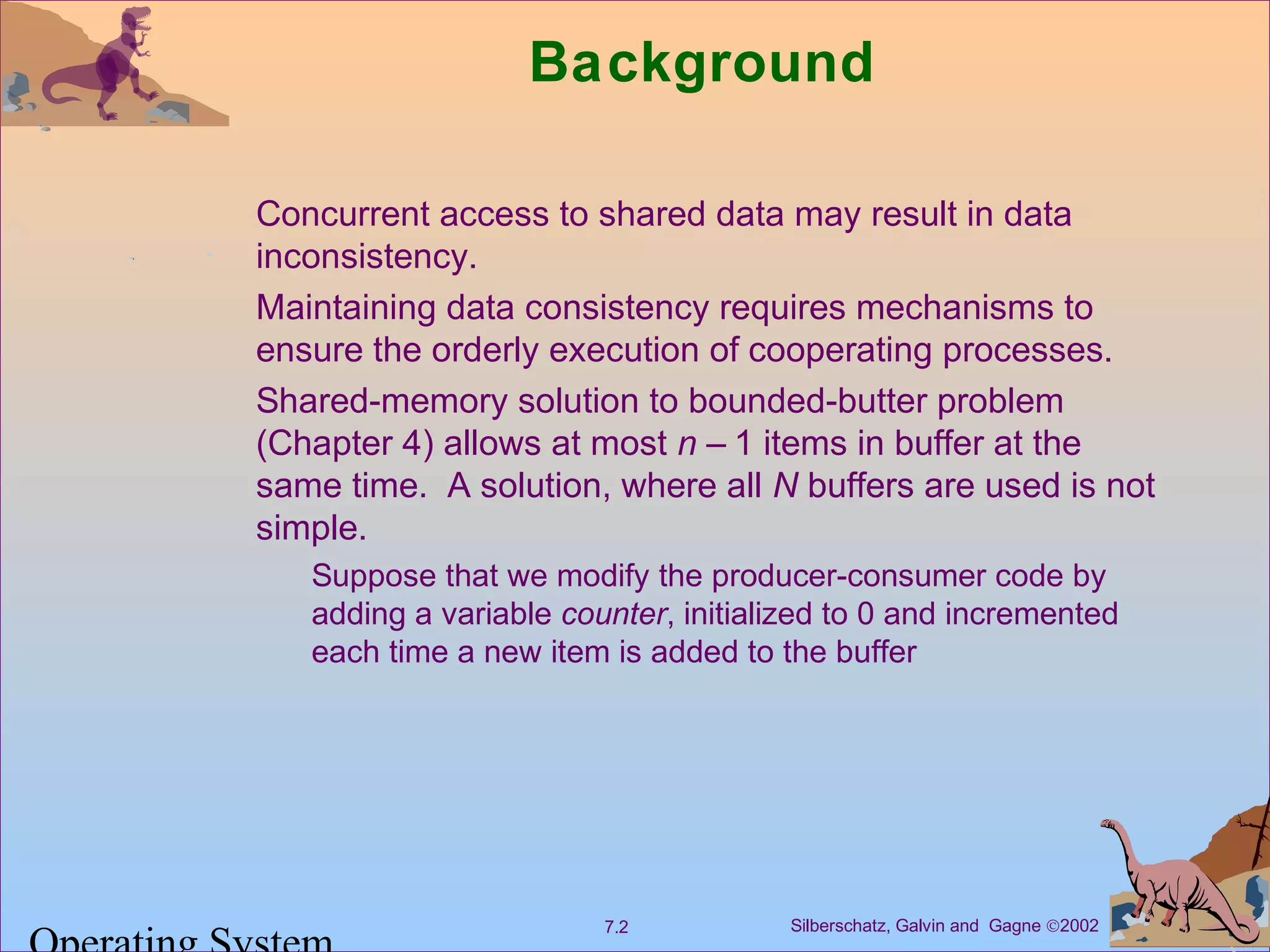 Ch7 Process Synchronization galvin | PPT