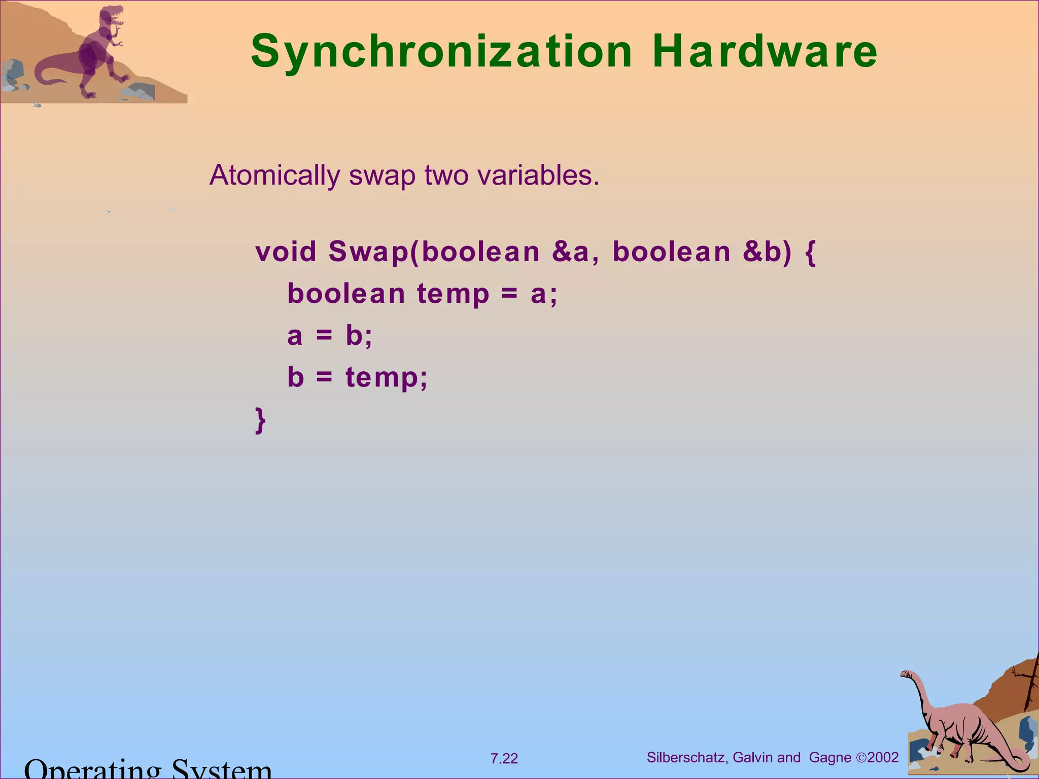 Ch7 Process Synchronization galvin | PPT