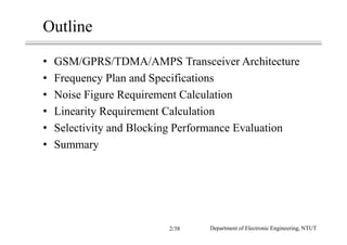 Multiband Transceivers - [Chapter 7] Multi-mode/Multi-band GSM/GPRS ...