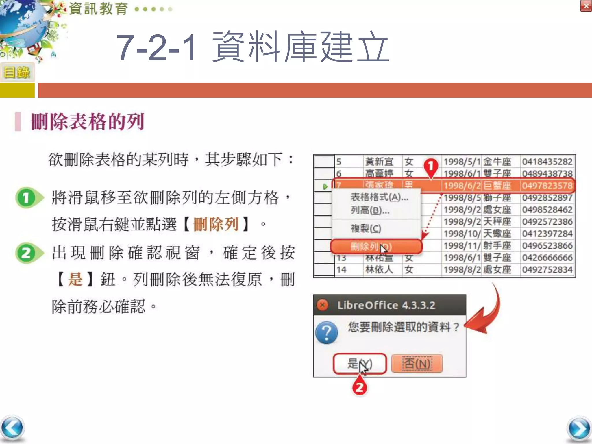 資訊教育 Ch7簡報 | PPT