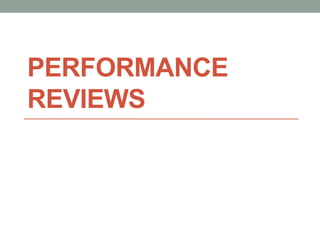 Performance Management Review & Skills | PPT