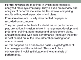 Performance Management Review & Skills | PPT